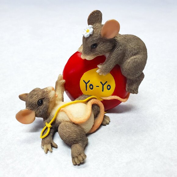 Fitz and Floyd | Accents | Charming Tails Mice Yoyo Toy Even The Ups ...